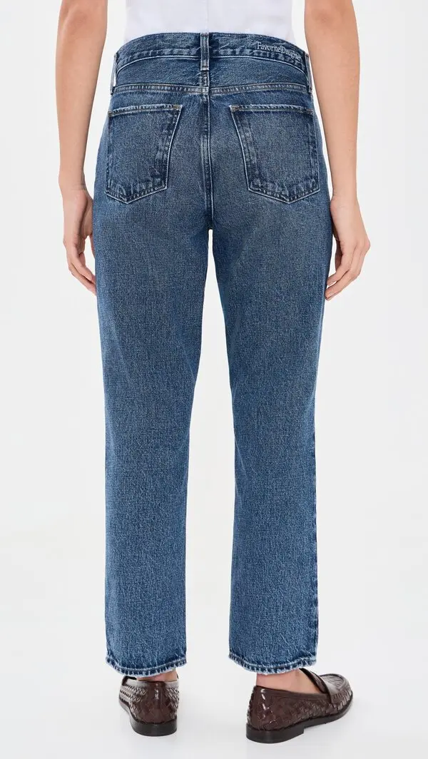 FAVORITE DAUGHTER The Dot Mid Straight Ankle Jeans