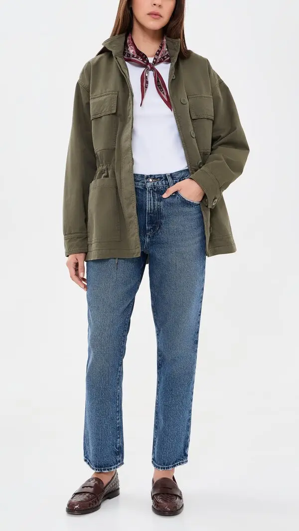 FAVORITE DAUGHTER The Dot Mid Straight Ankle Jeans