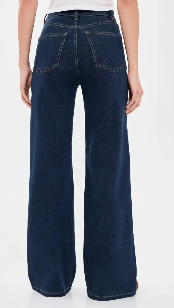Warp + Weft The Californian Slim Wide Leg Jeans