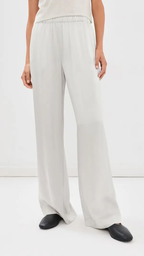 Sablyn Brynn High Rise Pull On Wide Leg Pants - Blizzard