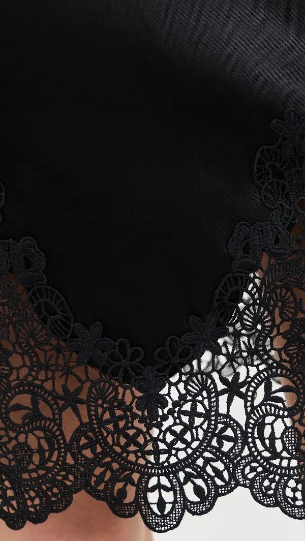 Generation Love Wisteria Lace Combo Liquid Satin Skirt