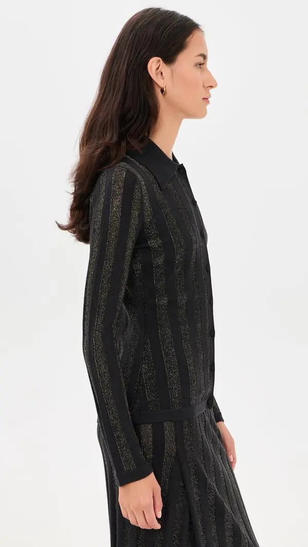 Saloni Stripe Cardigan