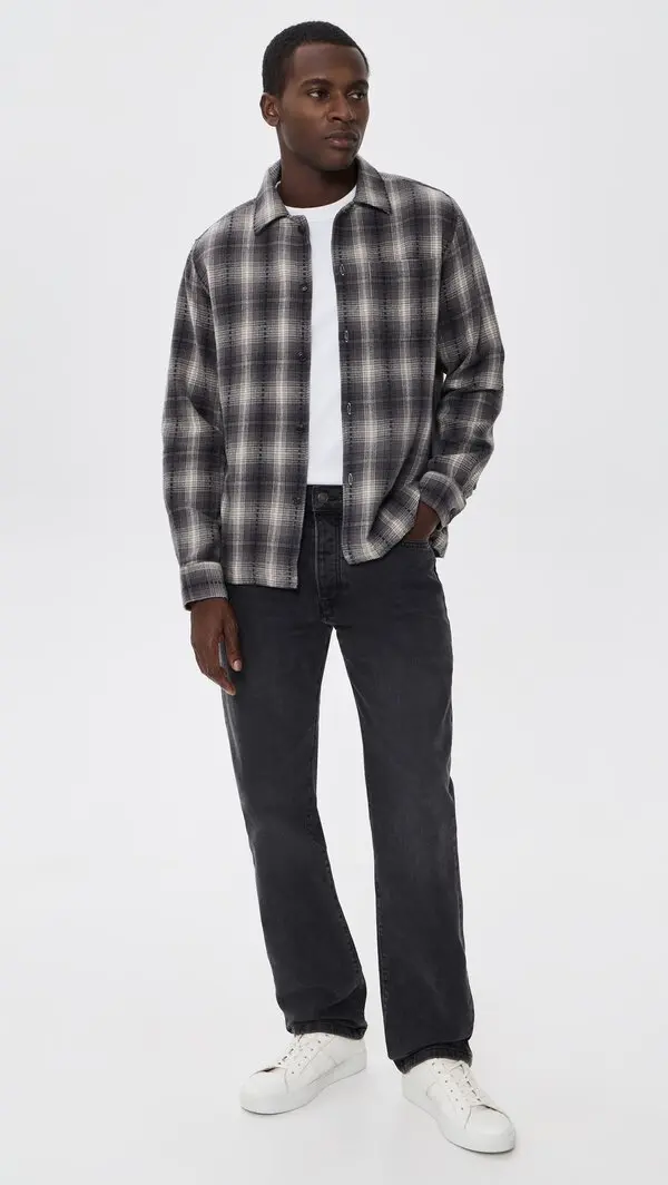 FAR AFIELD Kali Check Busey Button Down Shirt