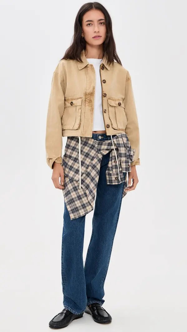 PERFECTWHITETEE Paloma Canvas Jacket