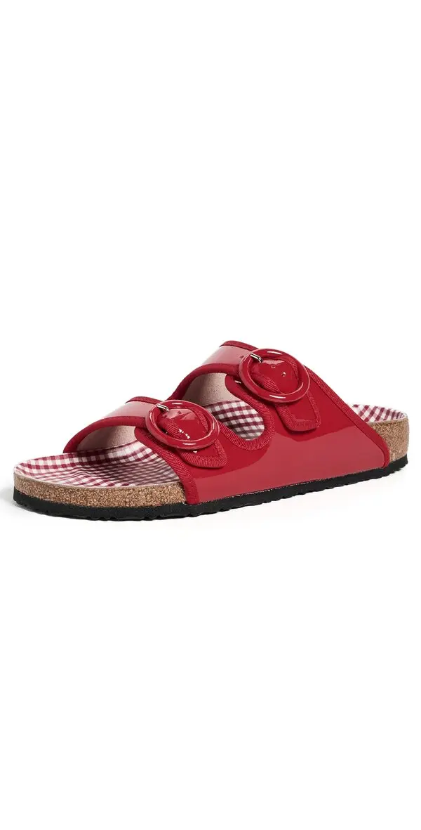 BIRKENSTOCK X Repetto Arizona Round Buckle Sandals - Flame Red