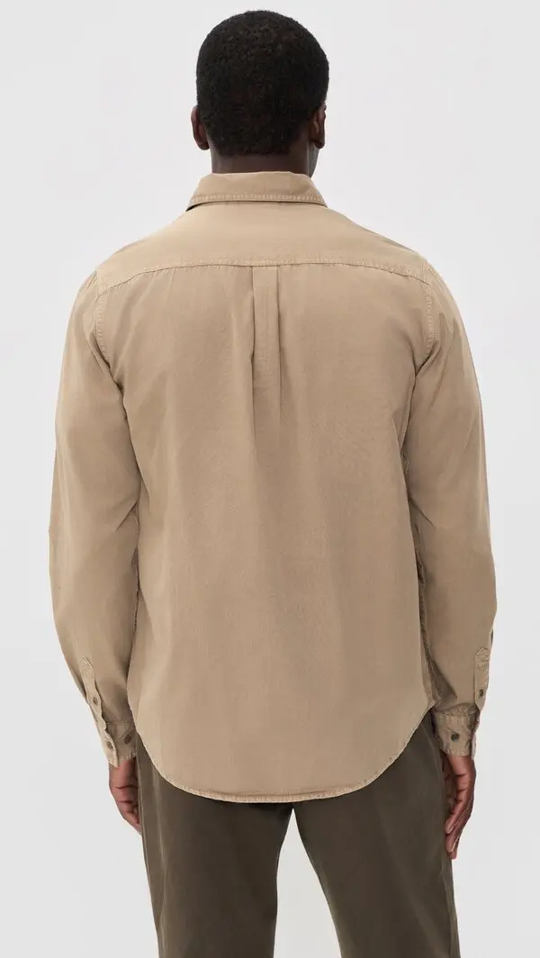 LES DEUX Garment Dyed Shirt
