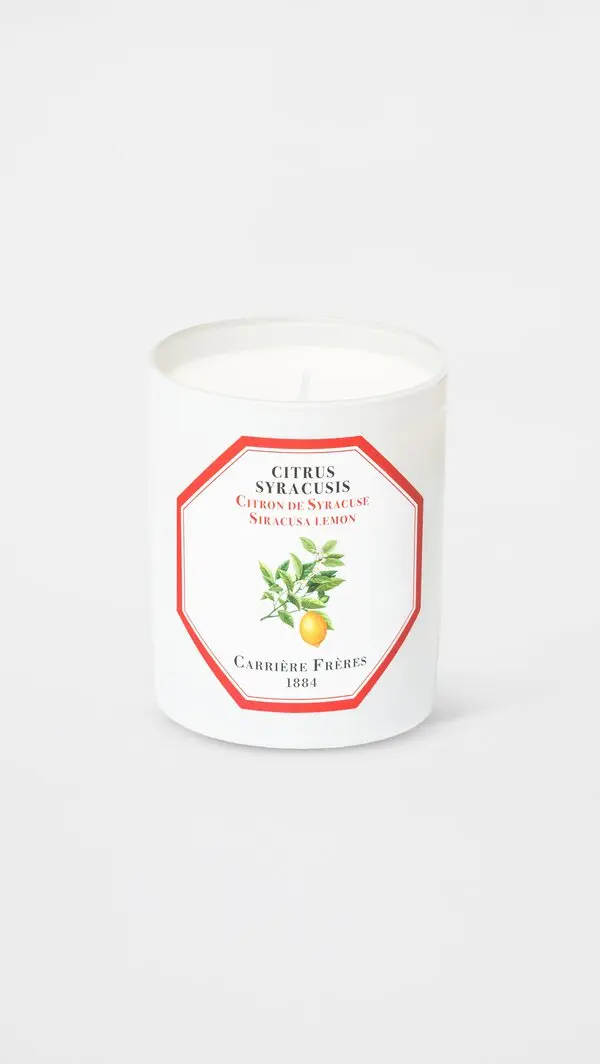 CARRIERE FRERES Siracusa Lemon Candle 6.5