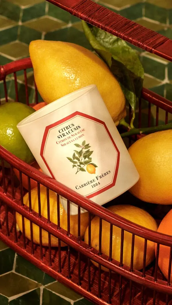 CARRIERE FRERES Siracusa Lemon Candle 6.5