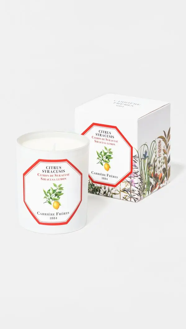 CARRIERE FRERES Siracusa Lemon Candle 6.5