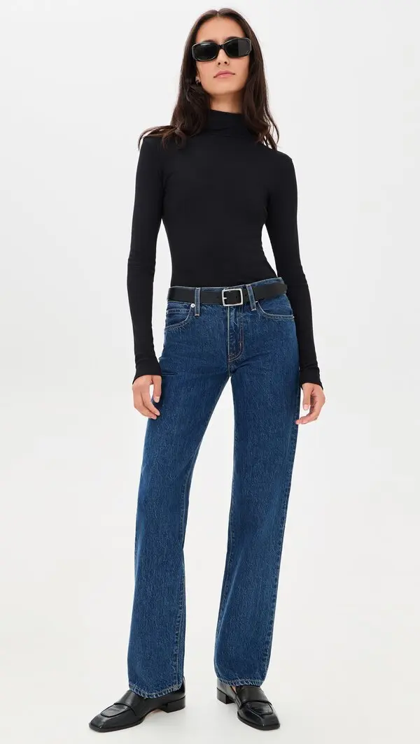 PERFECTWHITETEE Tati Turtleneck Top