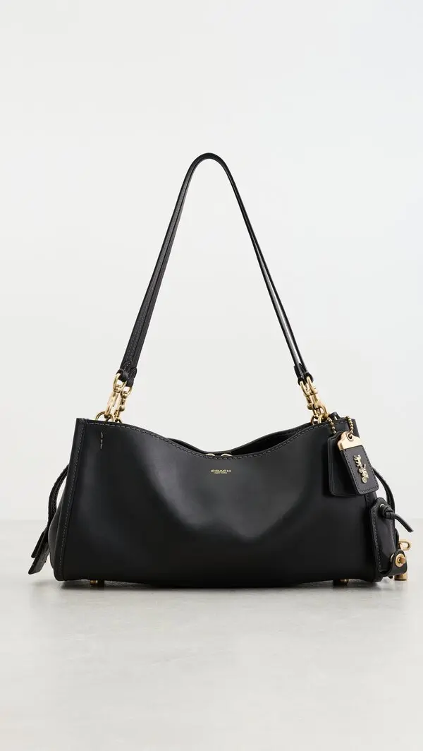 COACH Soft Grain Leather East West Rogue 34 Bag