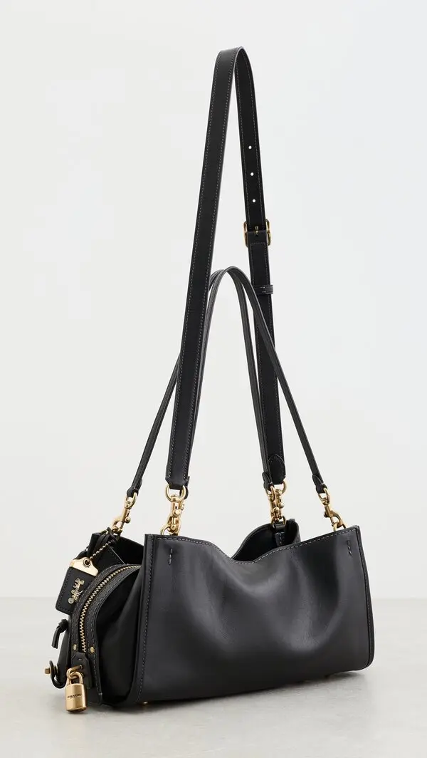 COACH Soft Grain Leather East West Rogue 34 Bag
