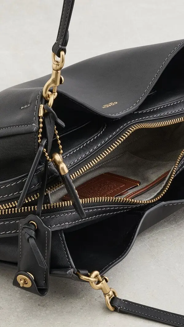 COACH Soft Grain Leather East West Rogue 34 Bag
