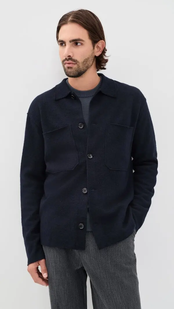 Nn07 Jonas Full Button Sweater
