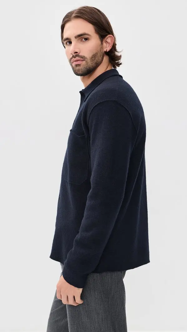 Nn07 Jonas Full Button Sweater