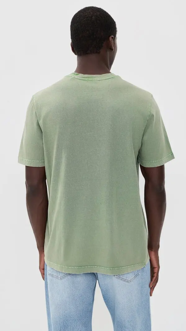 Faherty Brand Short Sleeve Recycled Cotton Tee - Terrain Olive