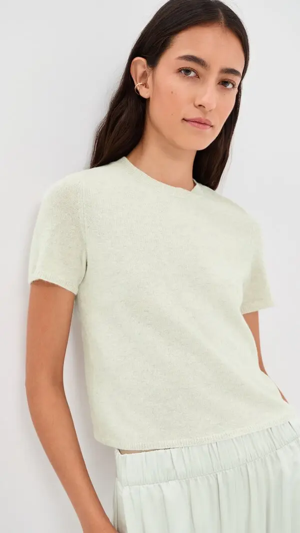 Sablyn Charleston Relaxed Crew Cashmere Tee