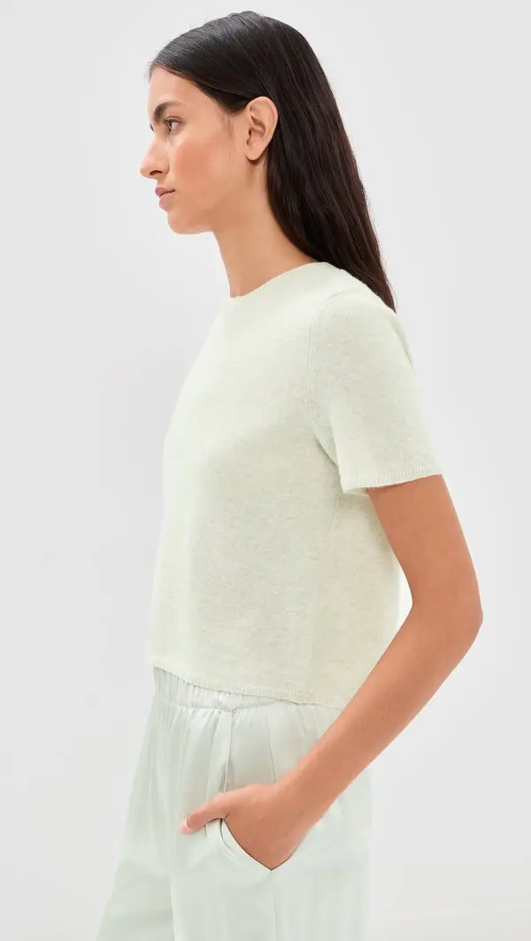 Sablyn Charleston Relaxed Crew Cashmere Tee