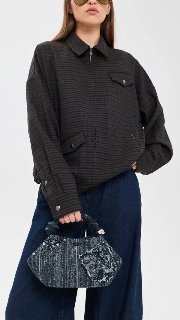 GANNI Bou Small Denim Bag