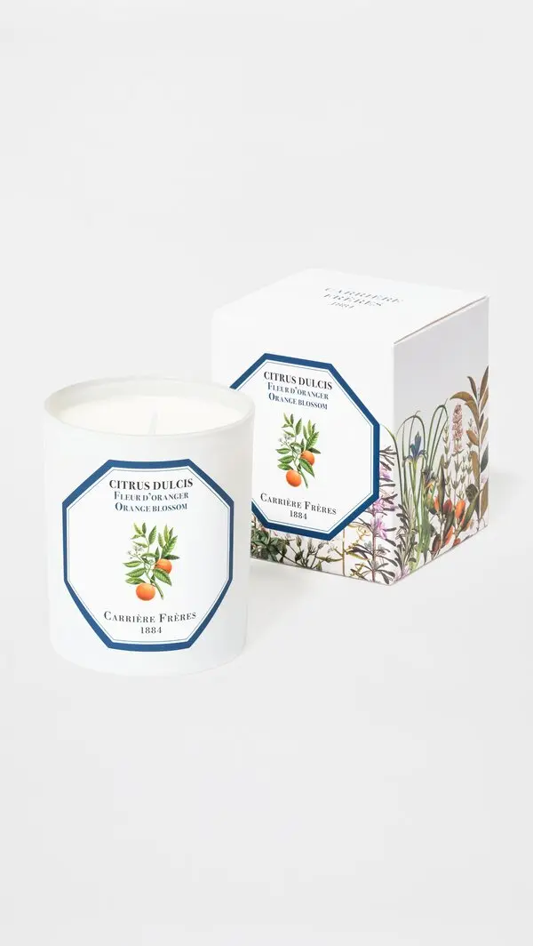CARRIERE FRERES Orange Blossom Candle 6.5
