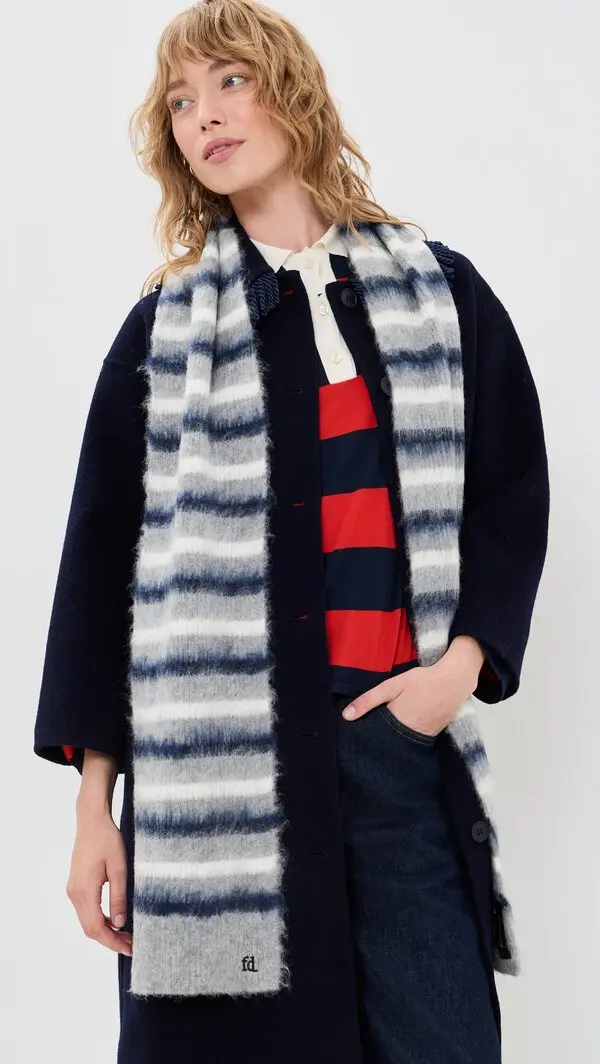 FAVORITE DAUGHTER The Striped Knit Scarf