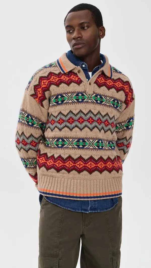 Polo Ralph Lauren Original Label Fairisle Polo Sweater
