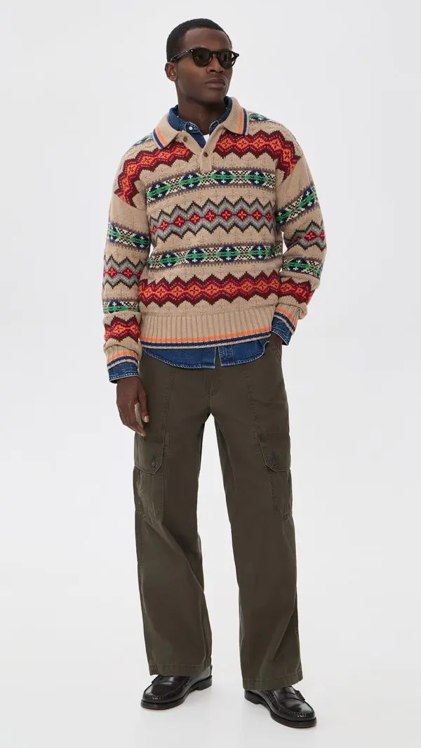Polo Ralph Lauren Original Label Fairisle Polo Sweater