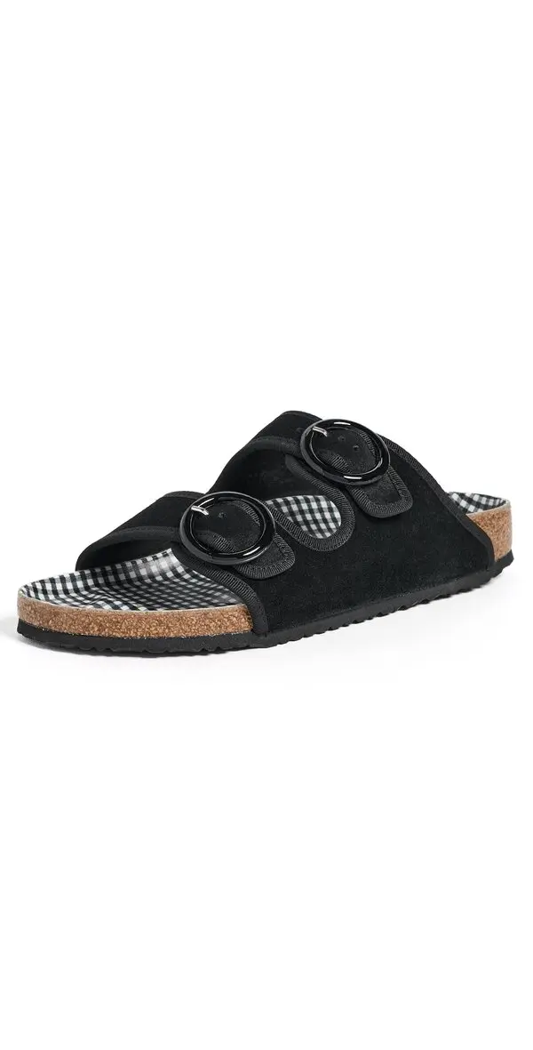 BIRKENSTOCK X Repetto Arizona Round Buckle Sandals - Black