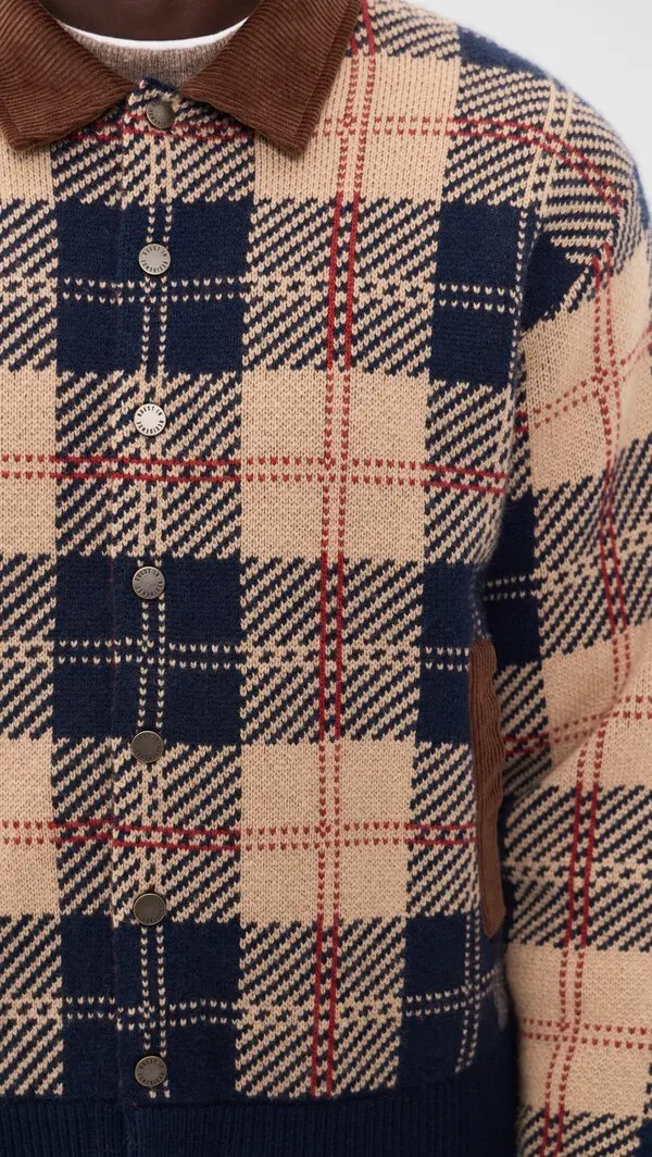 Guest In Residence Tartan Bomber Jacket