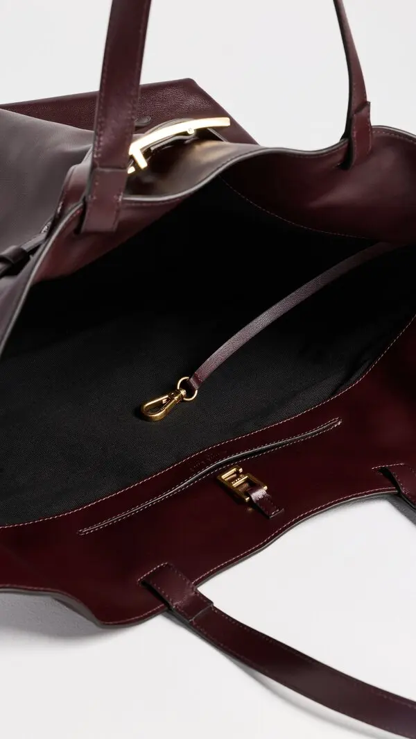 ANINE BING Elly Small Grained Leather Tote