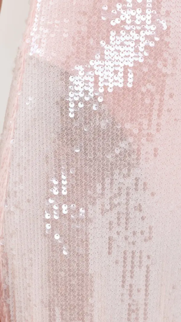 RUNAWAY THE LABEL Illiana Sequin Bodysuit Maxi Dress