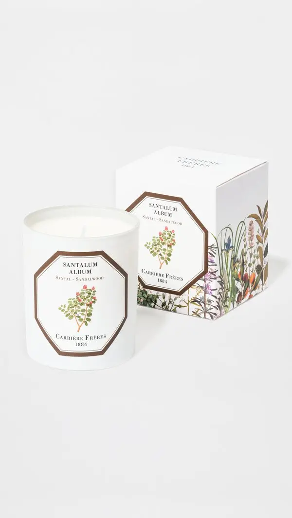 CARRIERE FRERES Sandalwood Candle 6.5