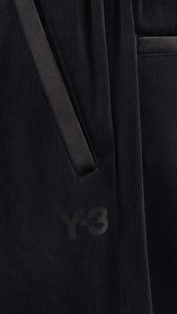 Y3 Tapered Velvet Corduroy Pants