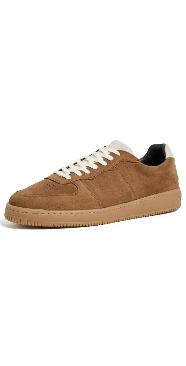 LES DEUX Suede Sneakers - Bone Brown