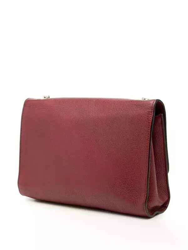 Gucci 2000-2015 Medium Calfskin Miss Bamboo Crossbody Bag - Red