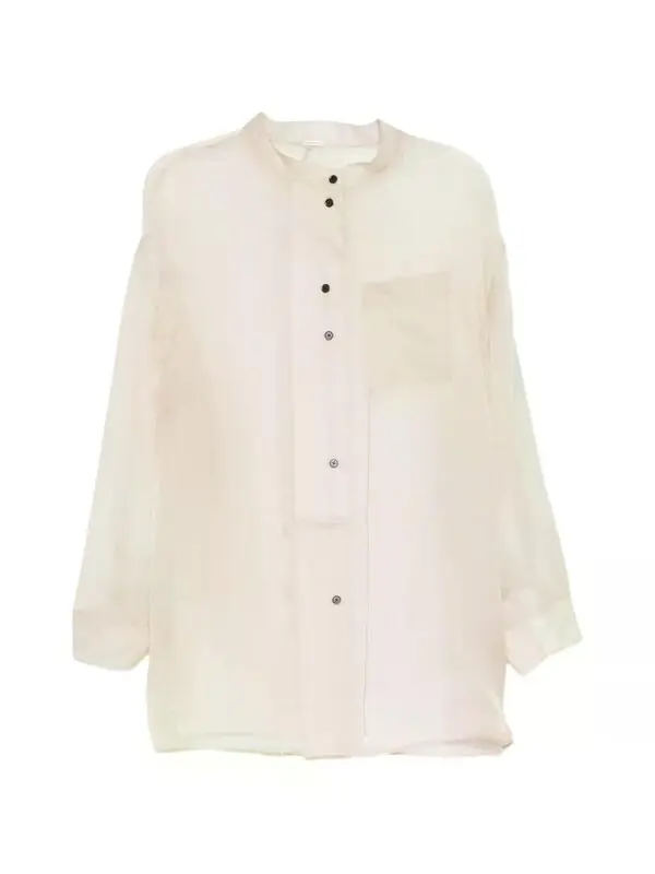 YEAREAST Sheer Panelled Shirt