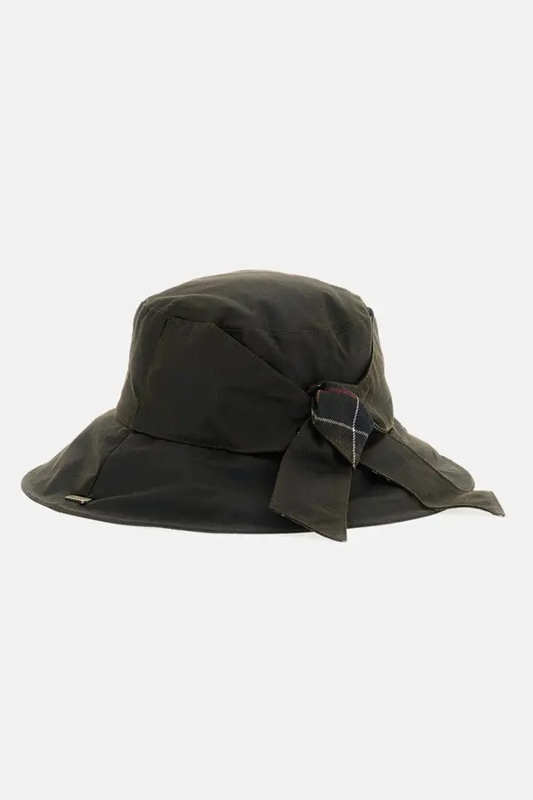 Barbour Cappello Brambling Wax - Verde
