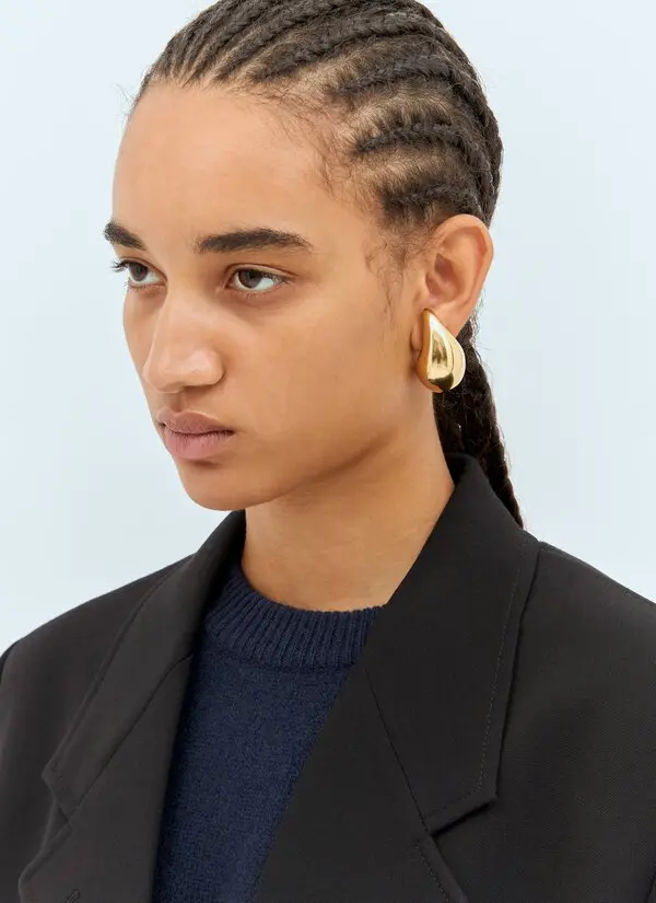 Bottega Veneta Drop Medium Earrings - Gold