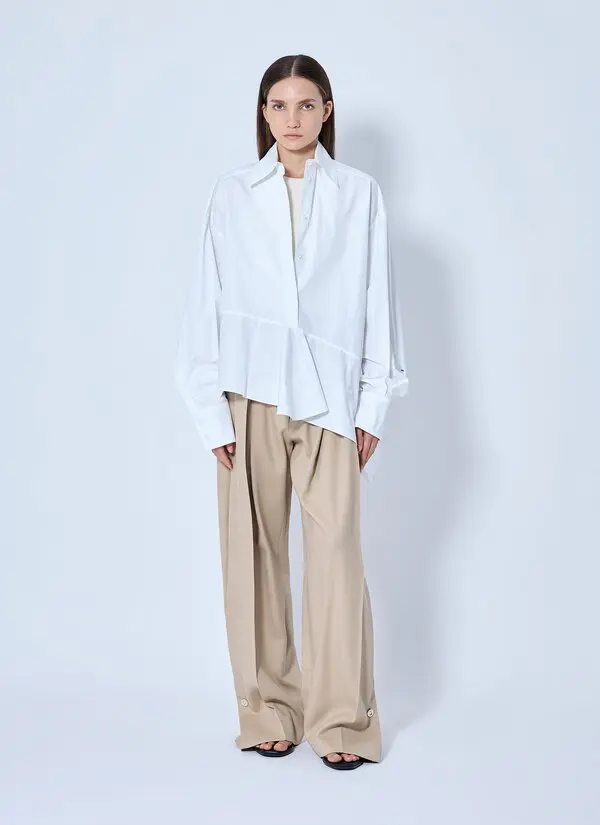 Sportmax Wide-leg Pleated Trousers
