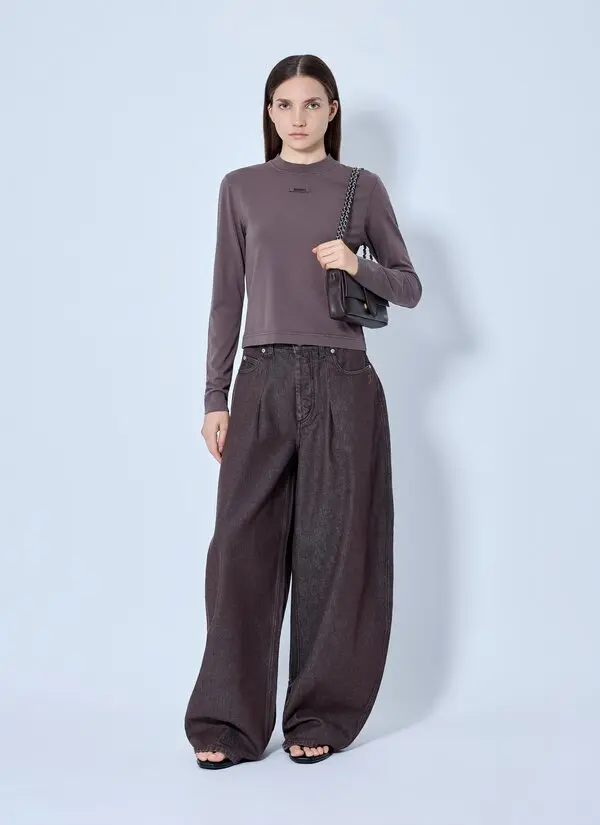 Jacquemus Le De-nîmes Ovalo Jeans - Brown