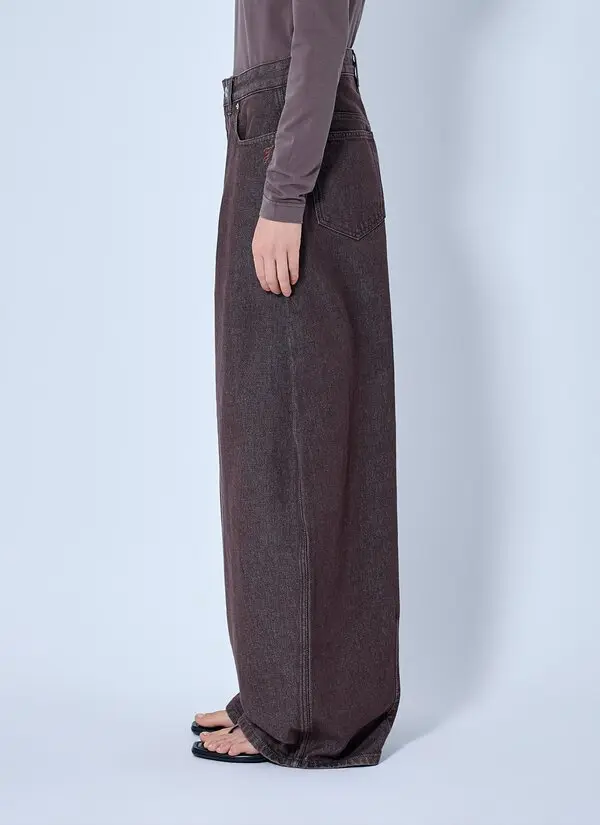 Jacquemus Le De-nîmes Ovalo Jeans - Brown