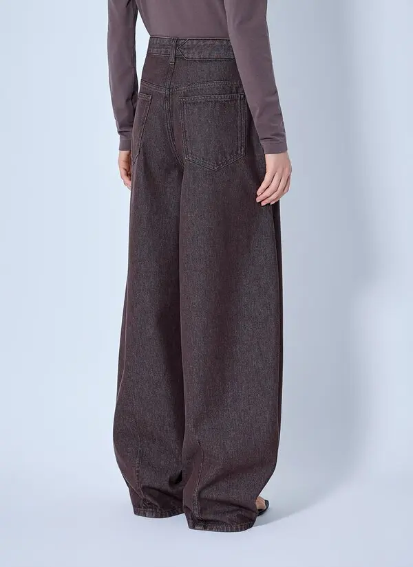 Jacquemus Le De-nîmes Ovalo Jeans - Brown
