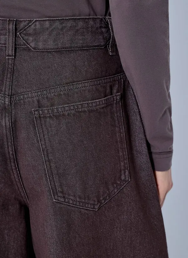 Jacquemus Le De-nîmes Ovalo Jeans - Brown
