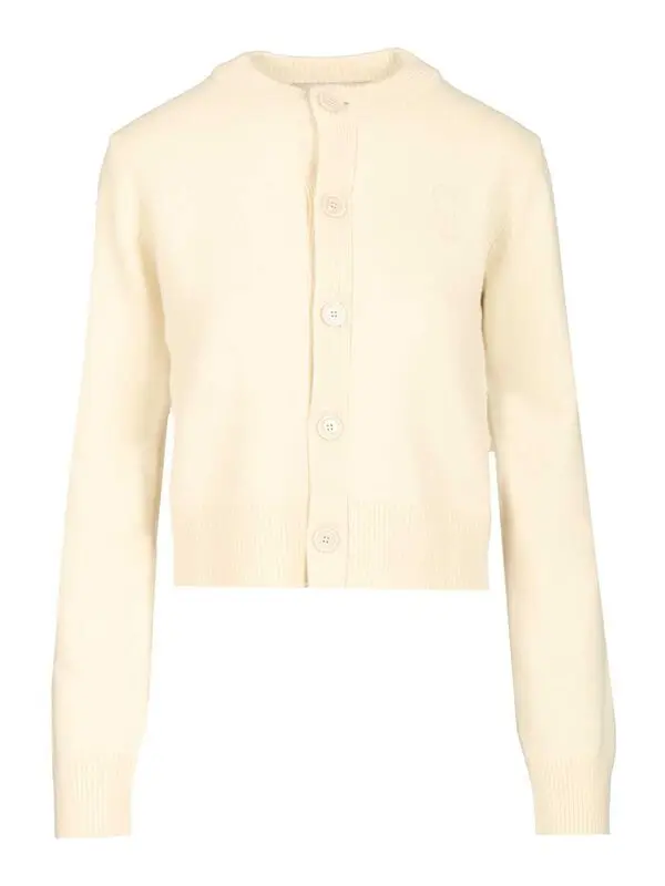 AMI Paris Crew Neck Cardigan