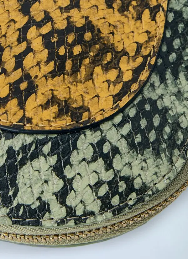Dries Van Noten Python-embossed Leather Crossbody Bag