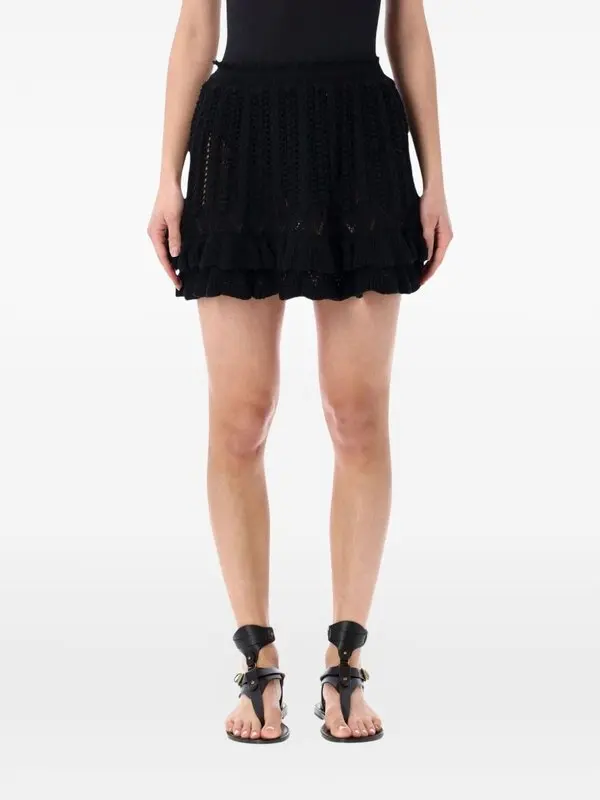 Isabel Marant Étoile Marant Nelle Mini Skirt - Black