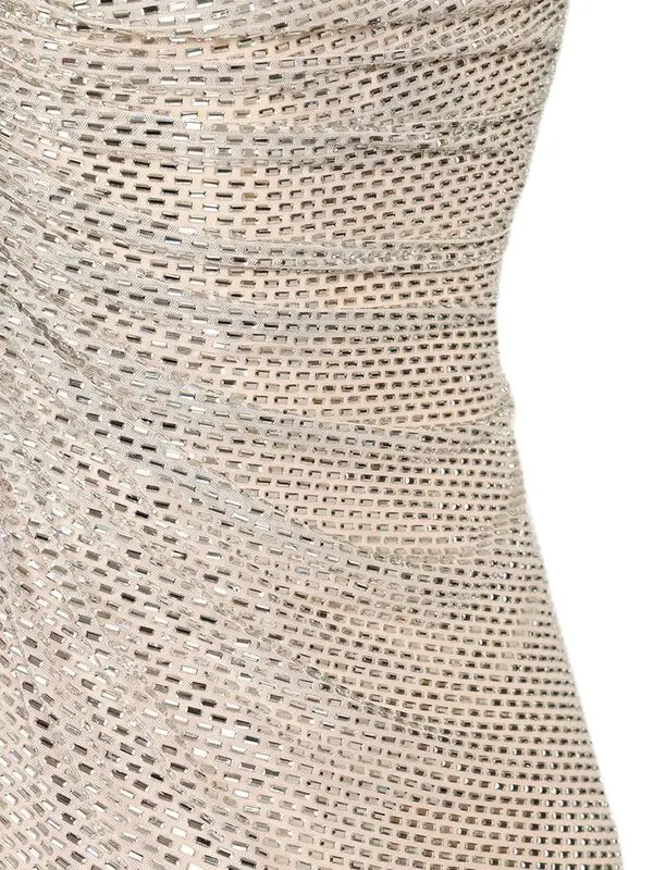 SELF-PORTRAIT Draped Mini Dress