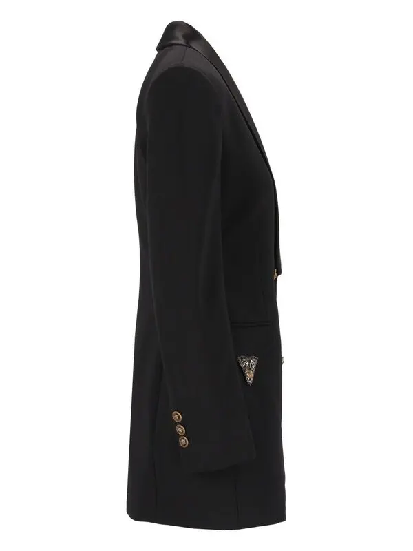 Versace Double-breasted Evening Blazer