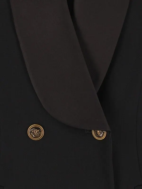 Versace Double-breasted Evening Blazer