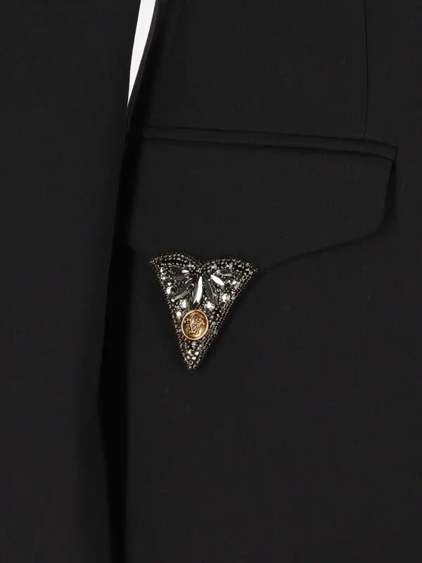 Versace Double-breasted Evening Blazer